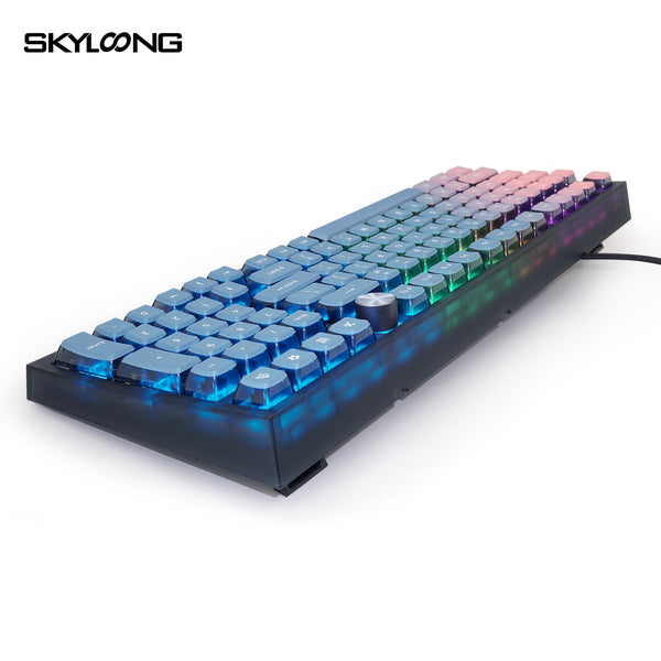 SKYLOONG GK980 Rainbow Mechanical Knob Keyboard