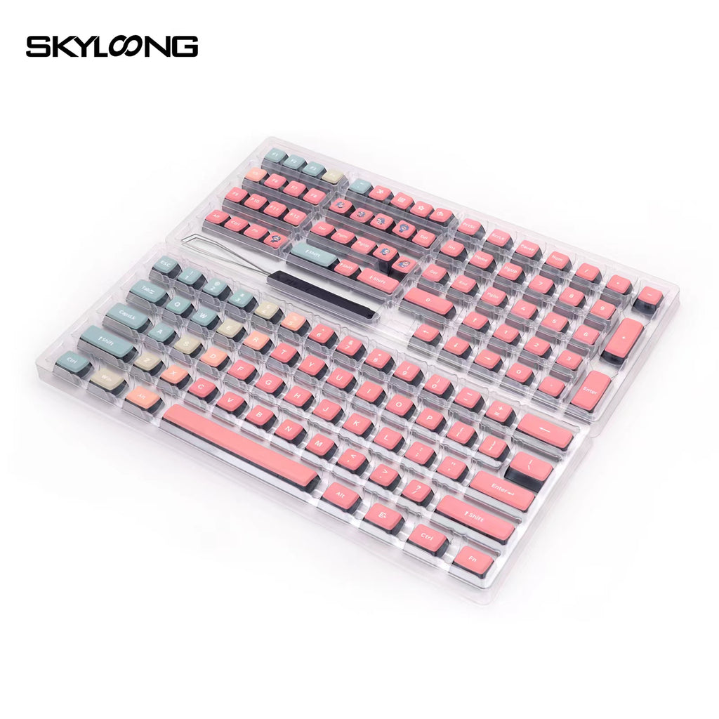 SKYLOONG GK7 PBT Gradient Pink Pudding Keycap