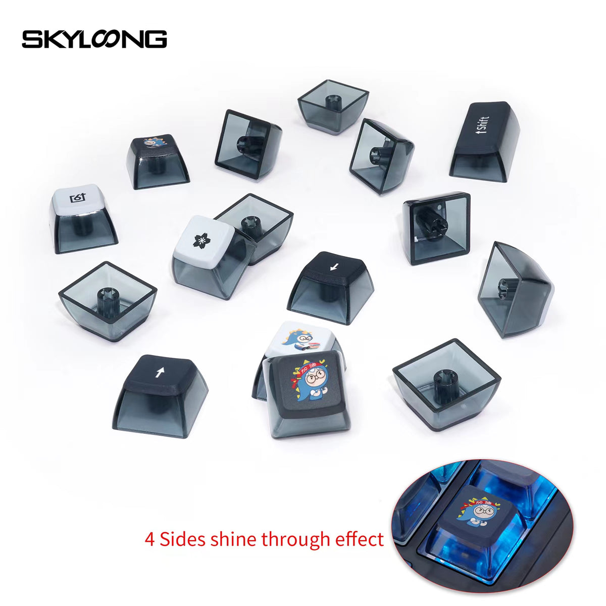 SKYLOONG GK7 PBT Twilight Pudding Keycap