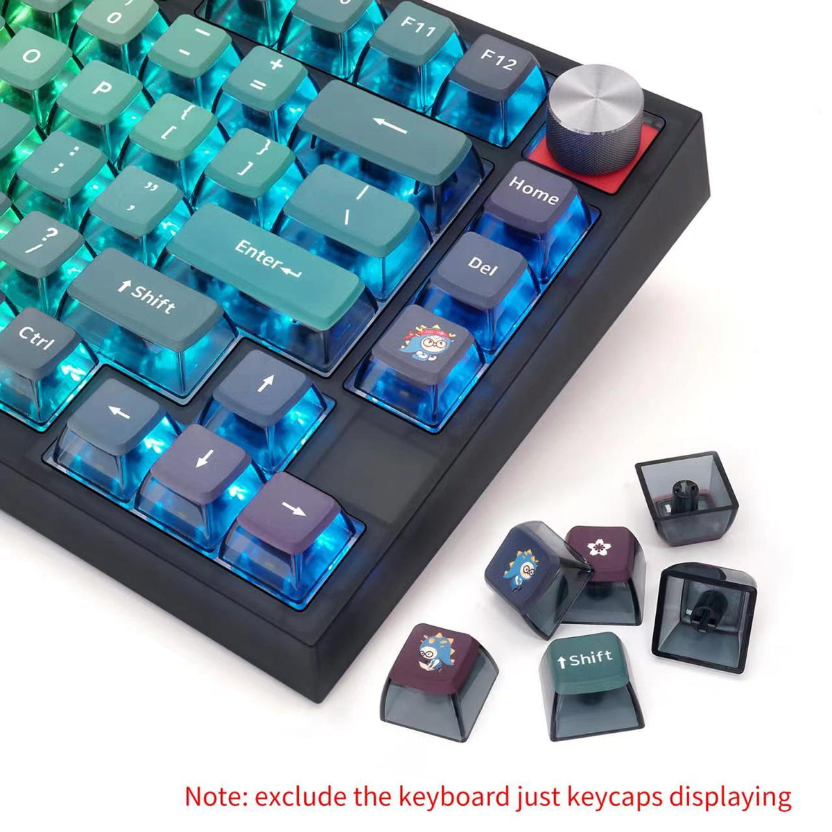 SKYLOONG GK7 PBT Rainbow Pudding Keycap