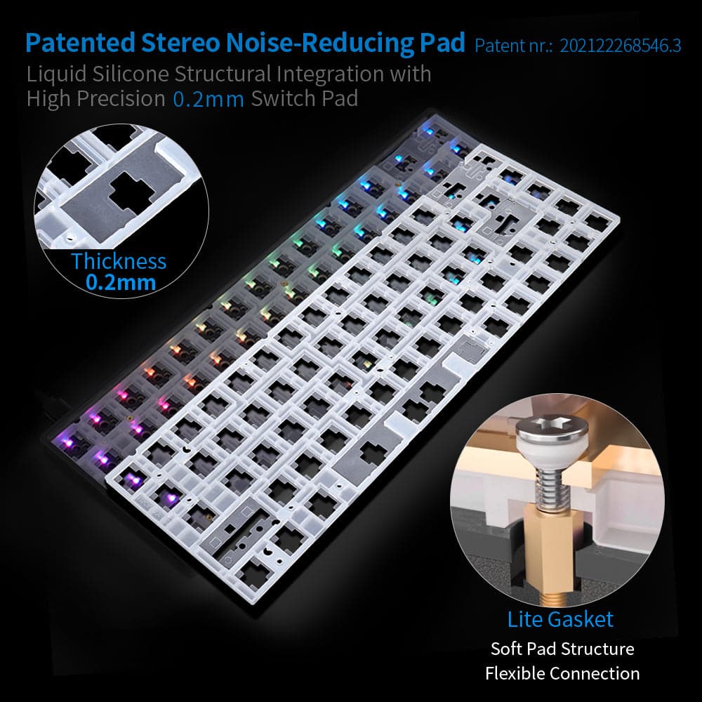 SKYLOONG GK68 ABS Kits-Black