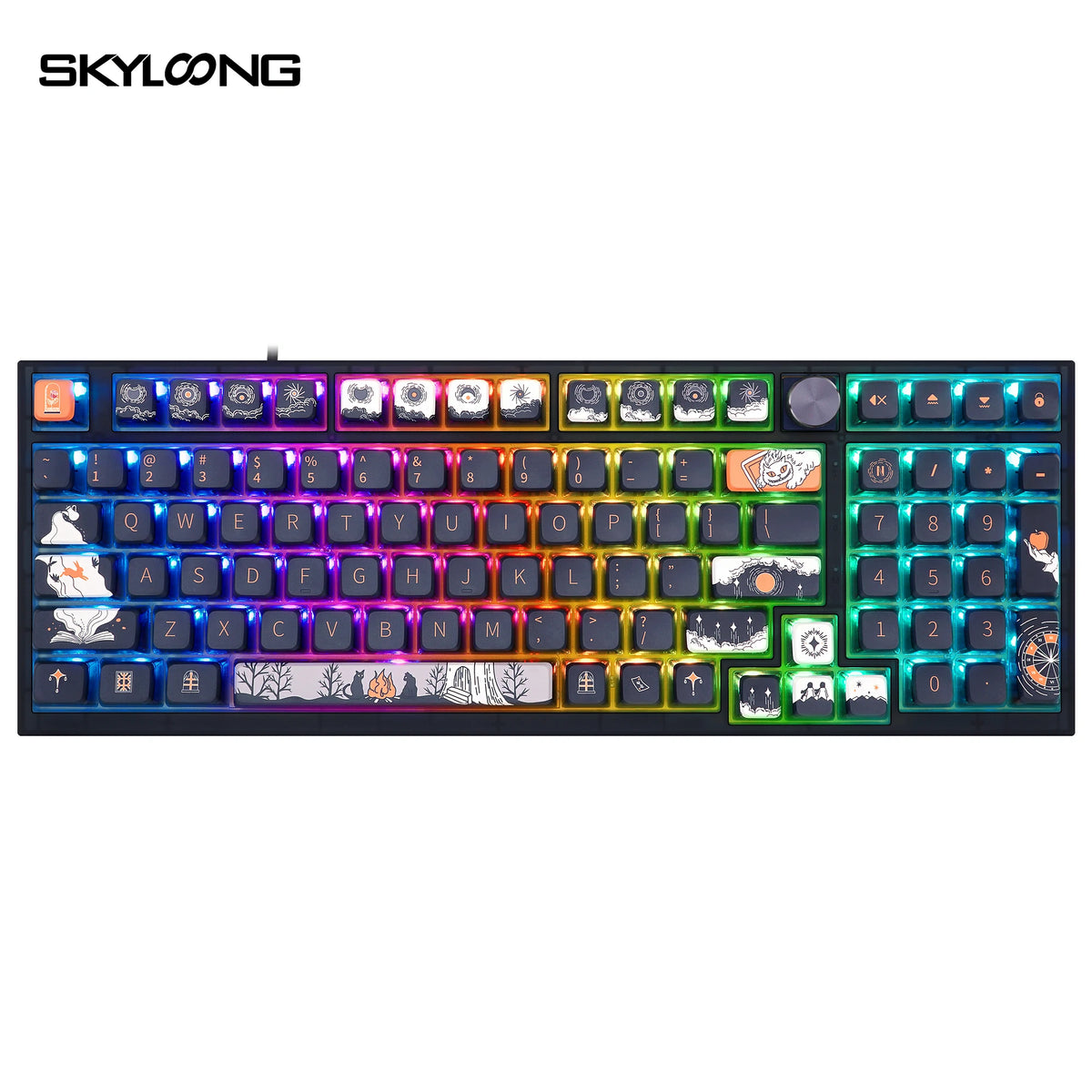 SKYLOONG GK980 "DARK TALE" Mechanical Knob Keyboard